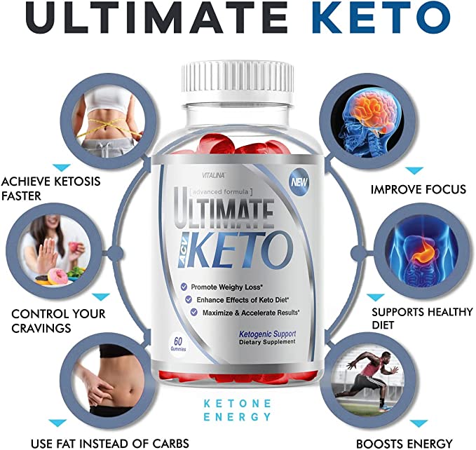 Buy Official Ultimate Keto Gummies, Advanced Formula, 1 Bottle Package ...