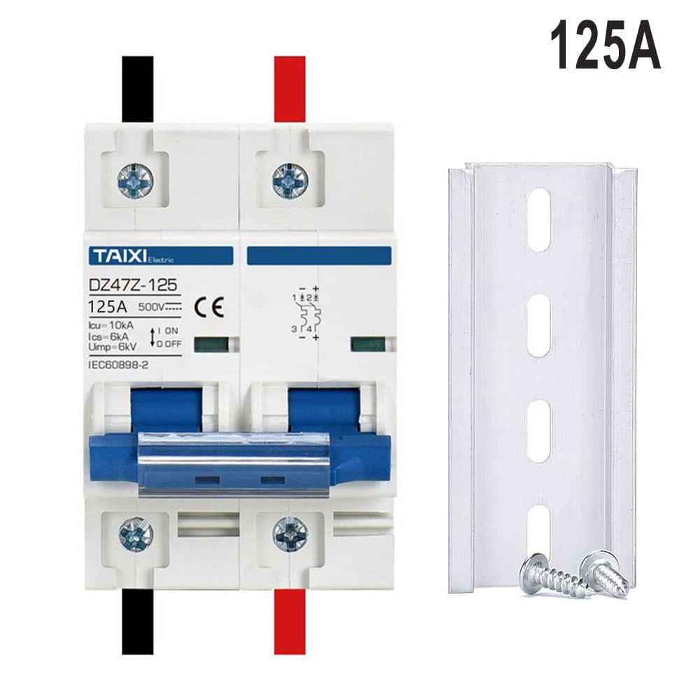 Fule DC Miniature Circuit Breaker 2 Pole 500V 32 Amp Isolator DC ...