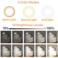 Clip on Light Reading Lights , 48 LED USB Desk Lamp with 3 Color Modes ...