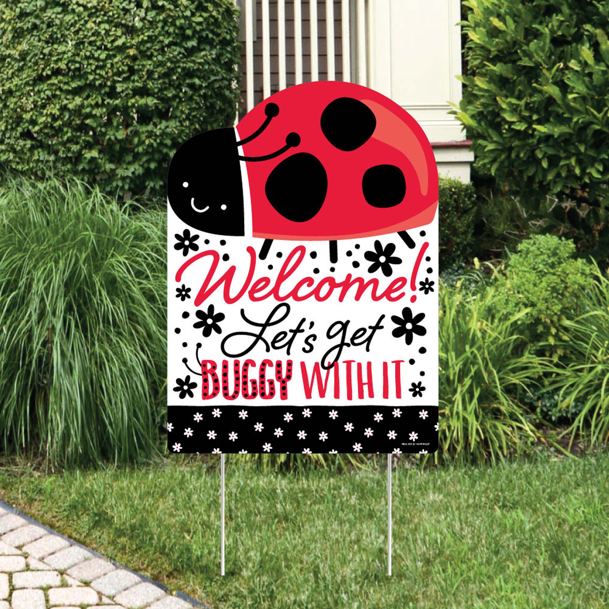 Big Dot of Happiness Happy Little Ladybug - Party Decorations - Baby ...
