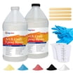 Dr Crafty Epoxy Resin Kit - Clear 2 Part Hardener for Liquid Pour ...