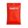Sweeto Gummy Fruit Juice Flavored Chewy Pizza Slices Candy 3.5 oz Bag ...
