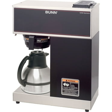 BUNN VPR 12-Cup Commercial Coffee Brewer with Two Glass Decanters, 2 ...