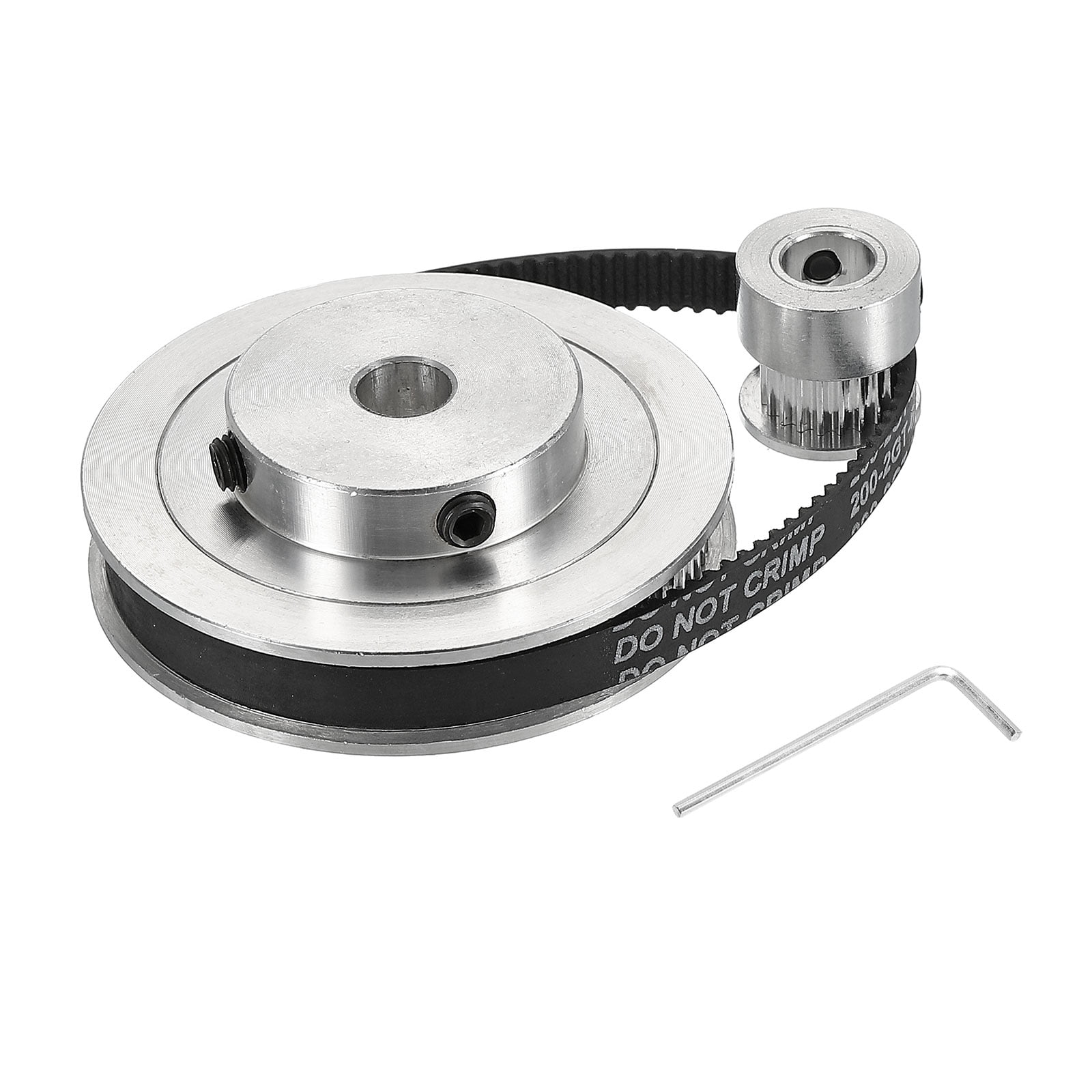 Uxcell Timing Pulley 20&80 Teeth 8mm Bore Synchronous Wheel with Belt ...