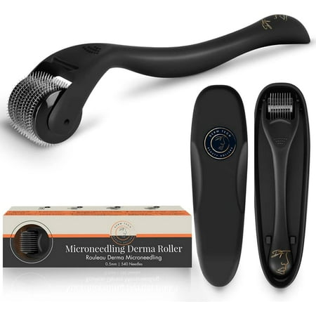 DermTech Derma Microneedling Roller - 0.5mm Titanium Needles - 540 ...