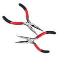 Needle Nose Pliers Bi-color Handle 5.3 Inch Terminals Crimping Tool ...
