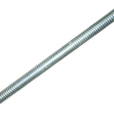 Steelworks 11008 Coarse Threaded Rod 1/4"-20 x 24", Zinc Plated, Pack ...