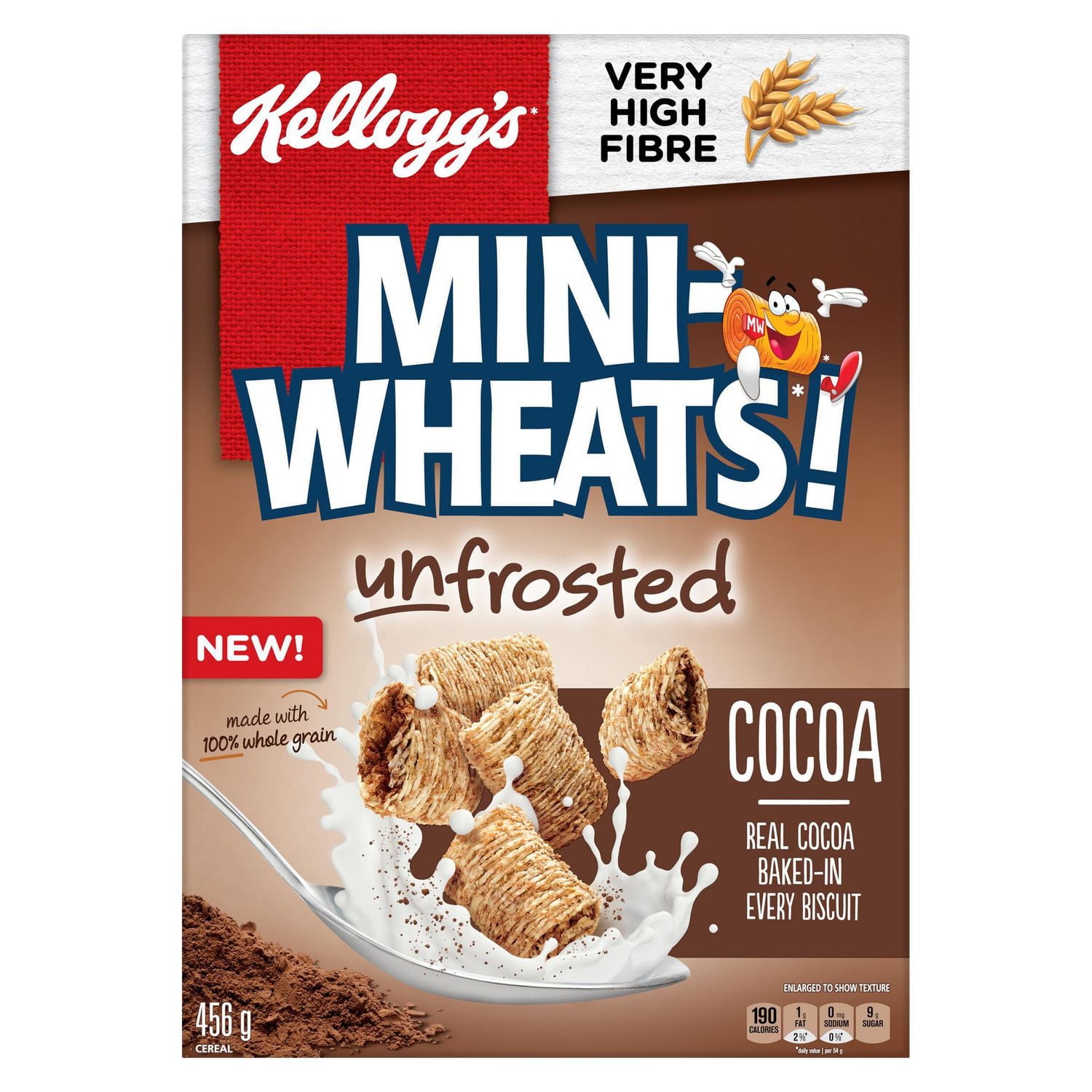 Mini-Wheats Unfrosted Cocoa Cereal 456g - Walmart.ca