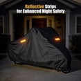 210D Oxford Motorcycle Cover Waterproof and Sunscreen Outdoor, Suitable ...
