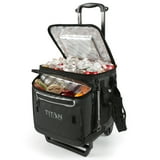 Arctic Zone Titan Ice Chest Soft Side 60 Can Capacity Wheeled Cooler ...