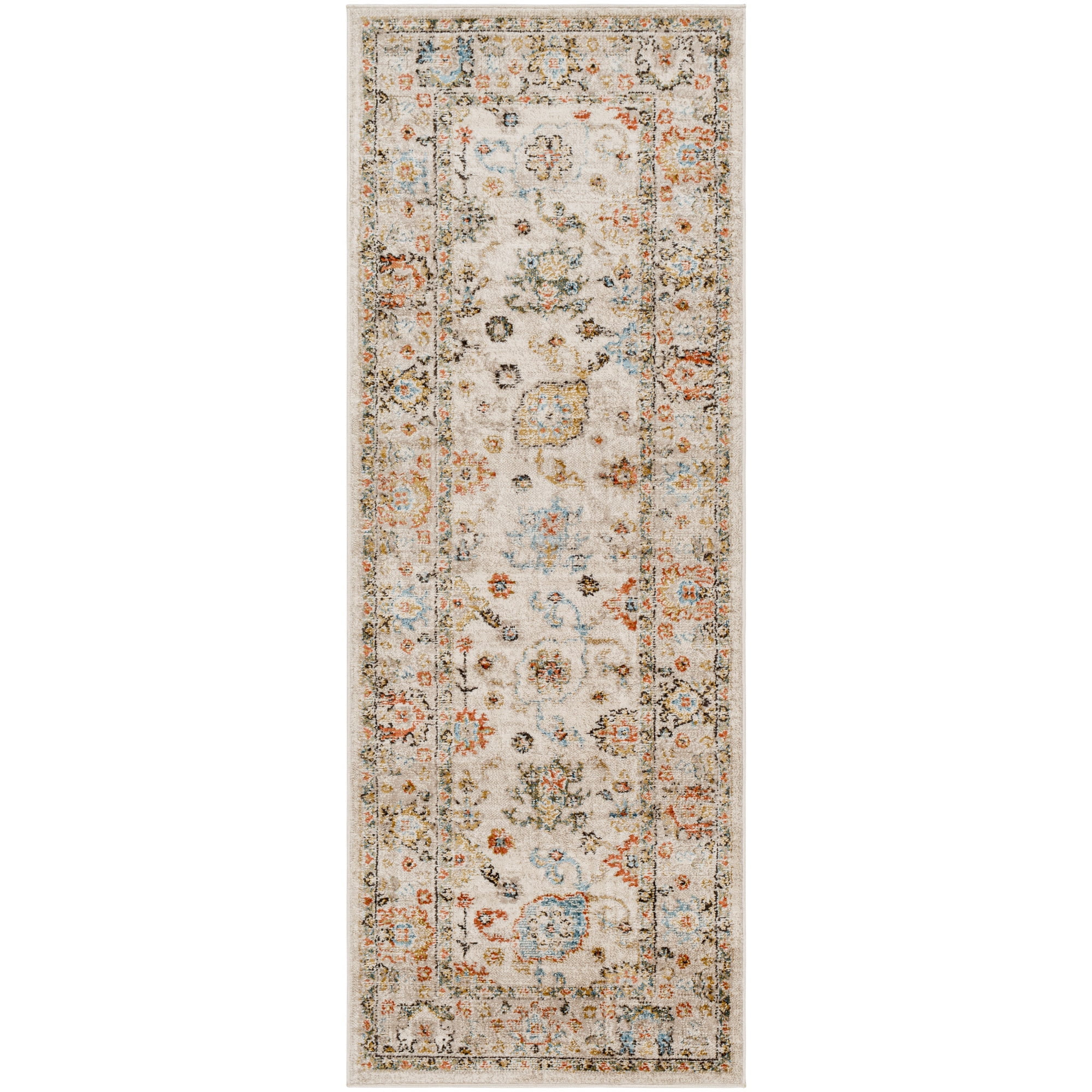 Artistic Weavers Pertek Area Rug, Cream/Rust, 2'7" x 7'3" - Walmart.com