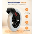 VOCIC Narrow Rollator Walkers for Seniors, Lightweight Indoor Walker ...
