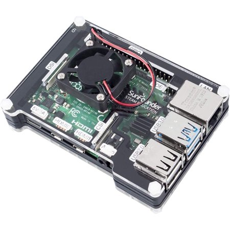 SunFounder Raspberry Pi 4 Case with Fan and Raspberry Pi Heatsinks, 6 ...