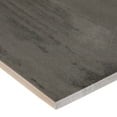 Water Color Graphite 6 in. x 36 in. Glazed Porcelain Floor and Wall ...