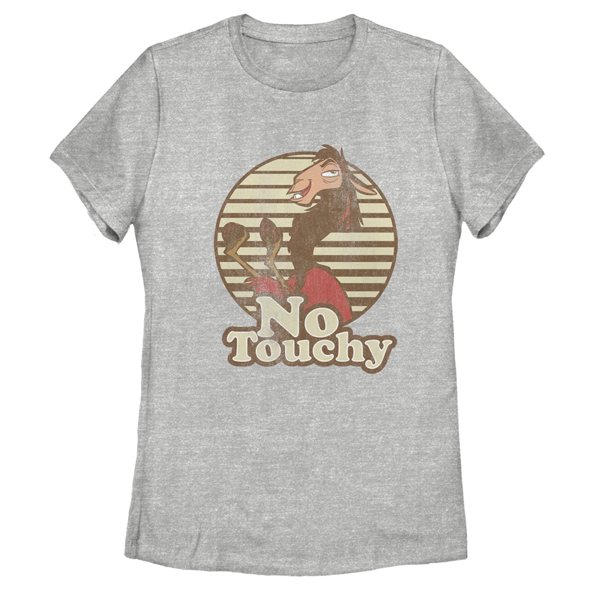 Women's The Emperor's New Groove Kuzco No Touchy Graphic Tee Athletic ...