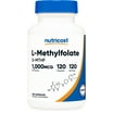Jarrow Formulas Methyl Folate 5-MTHF, Brain, Memory, Cardio Health, 400 ...