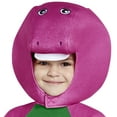 Barney Toddler Halloween Costume Unisex Purple Jumpsuit with Hood, Size ...