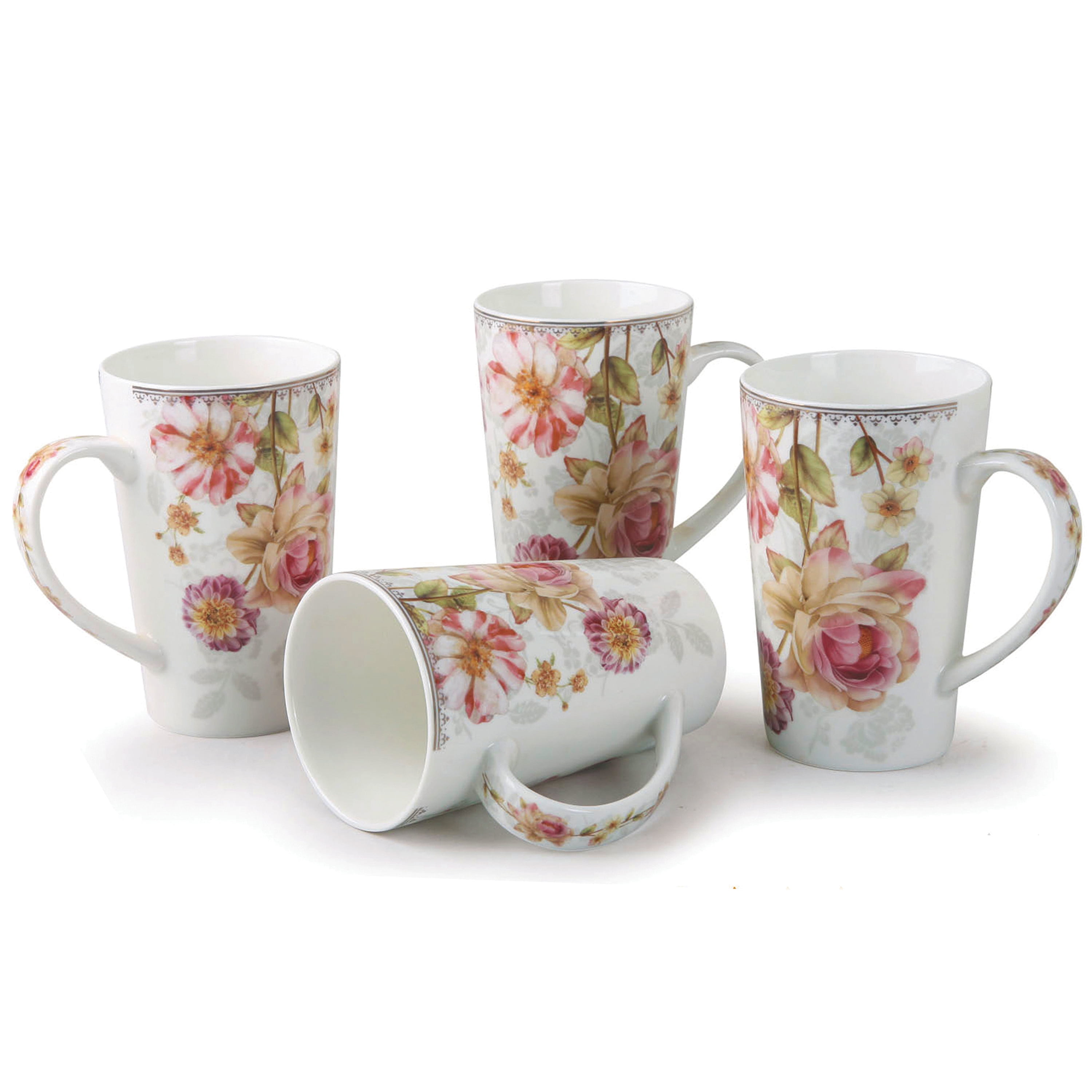 Elegant Stylish Porcelain Mugs Durable Drinks Serving Ware for Indoor ...
