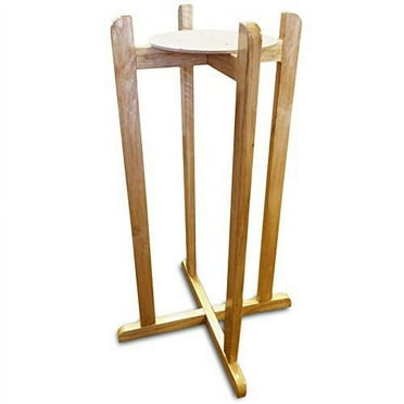 Aquanation Floor Wood Stand Natural Varnish, 27" for Water Crock, Water ...