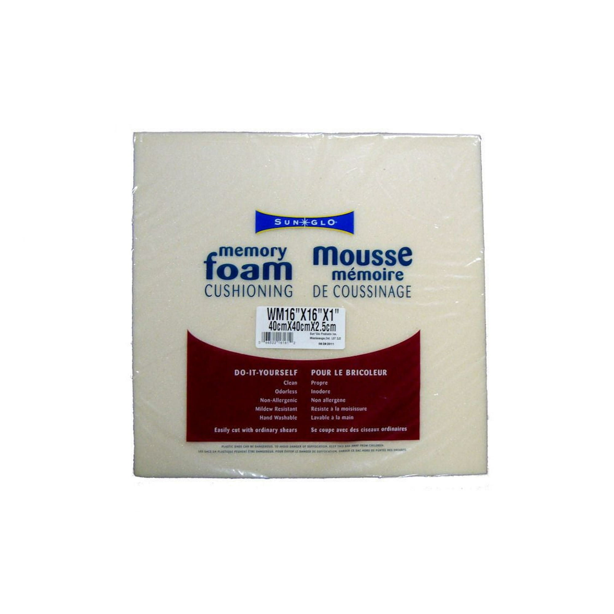 Click here for Sunglo Memory Foam Cushioning 16 X 16 X 1 Inches 1... prices