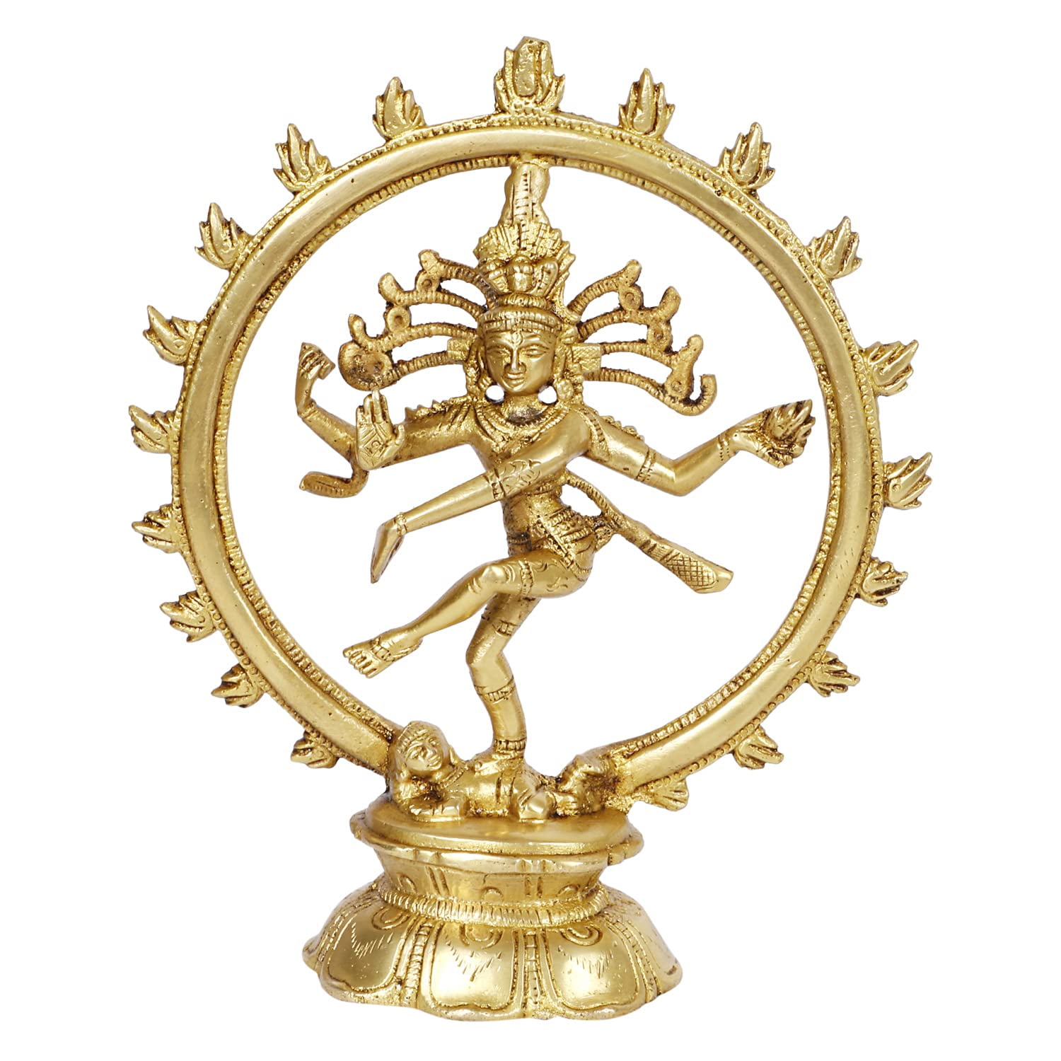 Brass World Brass Natraja Statue Idol of Lord Shiva Ji Dancing Natraj ...