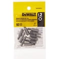 TYHREF-DW2202B10 #2 Square Recess 1-Inch Bit Tip (10-Pack), Silver ...