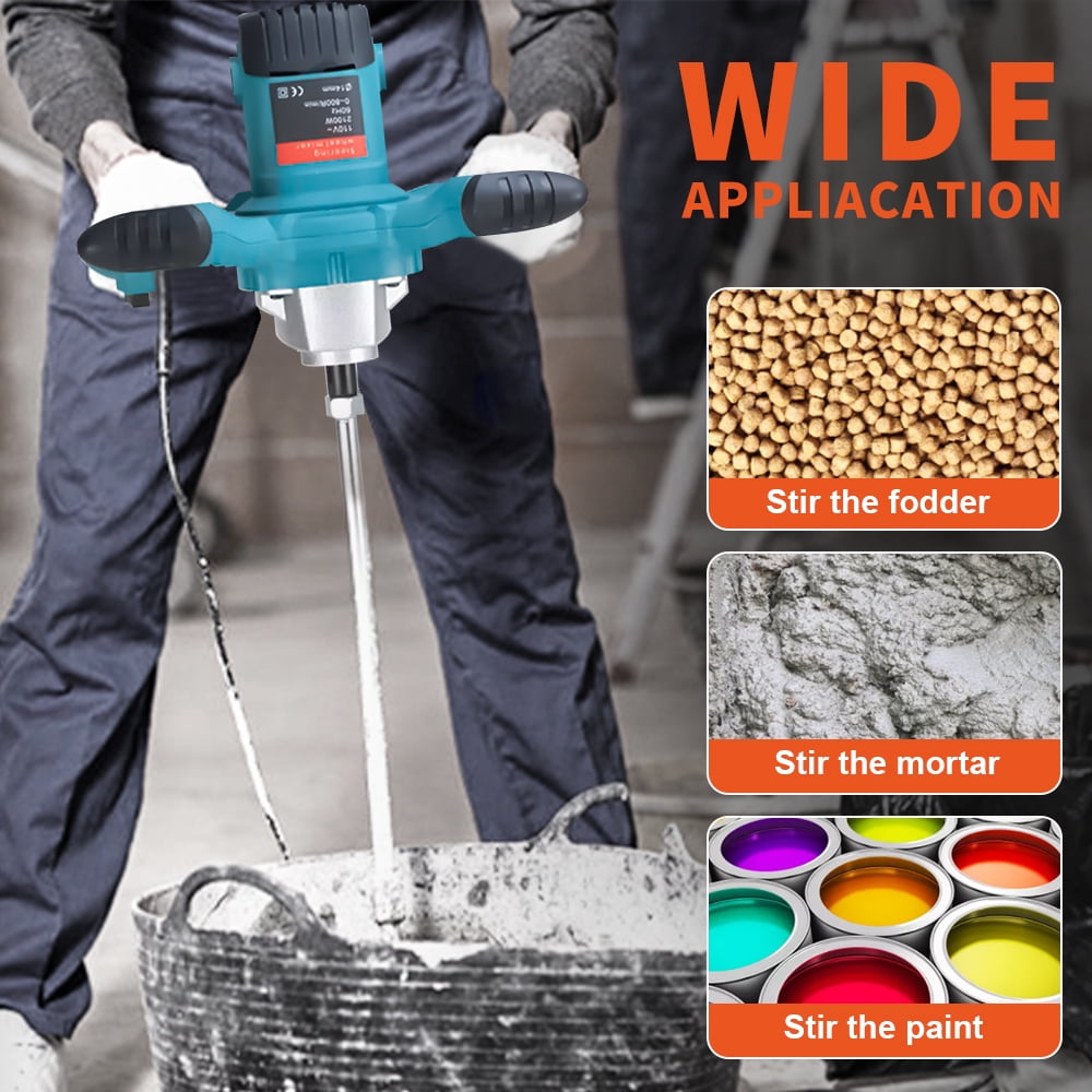 Buy Handheld Cement Mixer 2100W Portable Electric Concrete Plaster ...