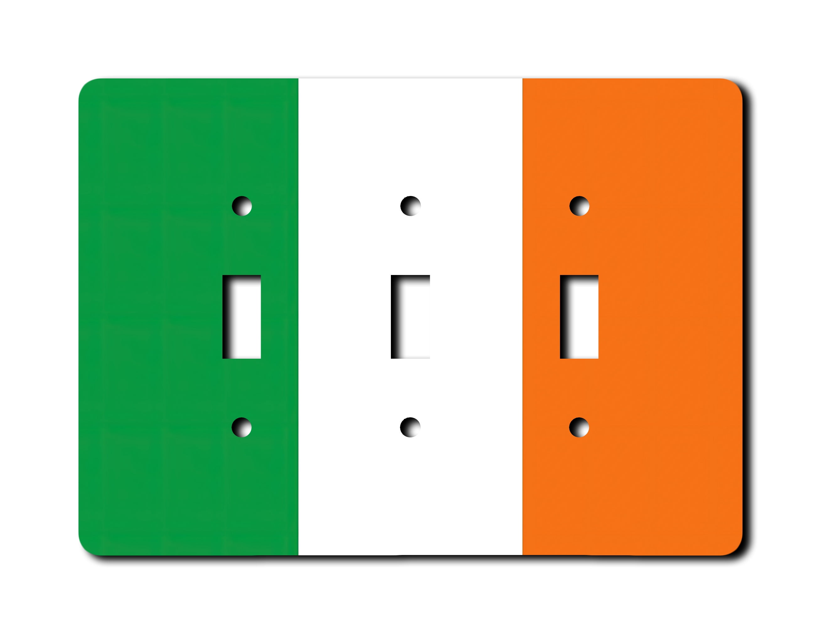 Off The Wall Plates - Irish Flag - Triple Gang Light Switch - Walmart.com