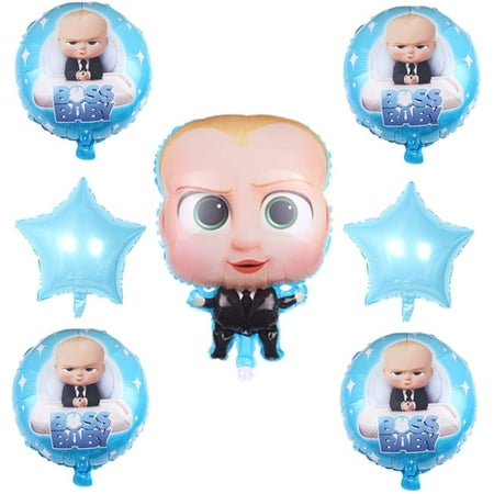 7 Pcs baby boss Balloons Party Supplies,18 Inch Large Foil Balloons For ...