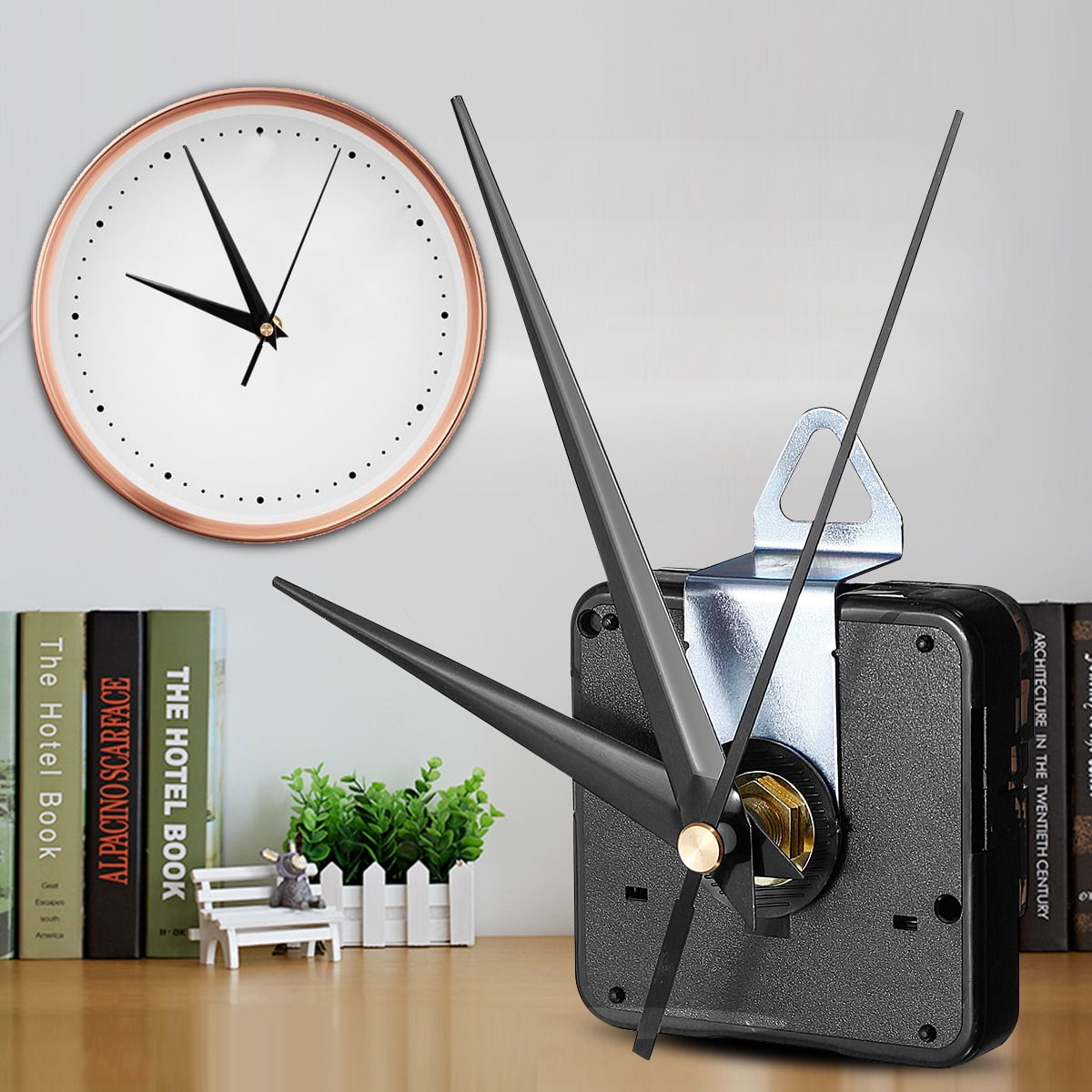 Silent Quartz Clock Mechanism Replacement, DIY Wall Clock Repair ...