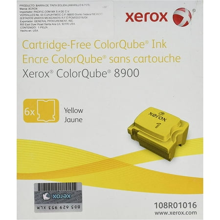 Xerox Solid Ink Stick -Yellow -Solid Ink -6 | Walmart Canada