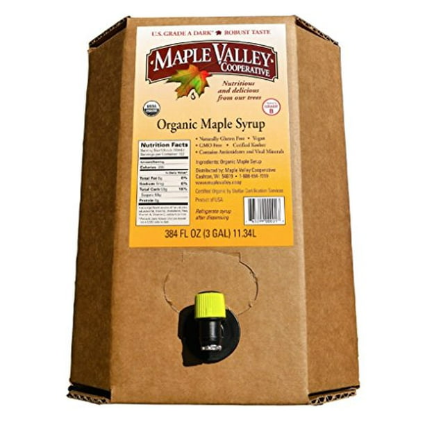Maple Valley Organic Maple Syrup Grade A Dark Robust (formerly grade B ...