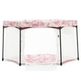 Dream On Me Onyx Baby Play Yard Set with Canopy, Blush Pink, Unisex ...