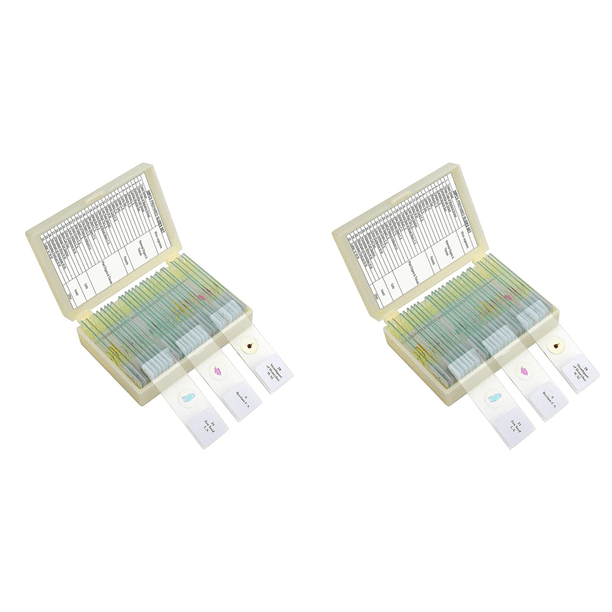 2X Portaobjetos de Microscopio para Niños, Portaobjetos de Preparación ...