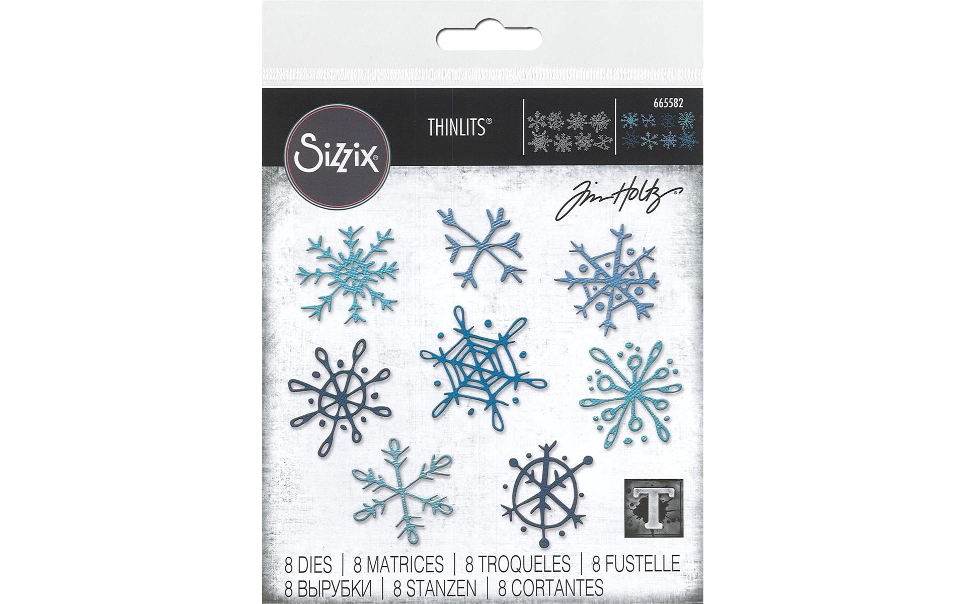 Sizzix THoltz Thinlits Die Scribbly Snowflakes - Walmart.com