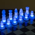 LumiSource LED Glow Chess Set - Walmart.com