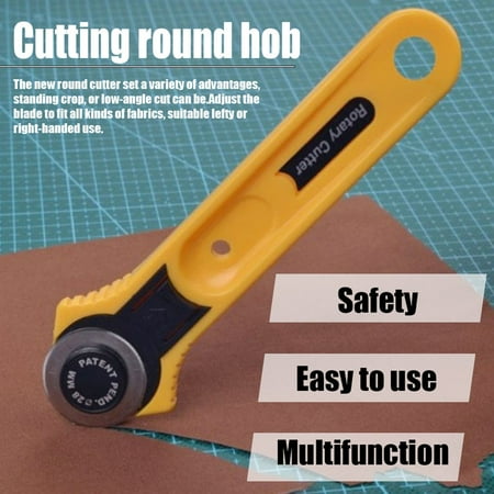 HC-TOP 28mm Cloth Cutting Rotary Roller Cutter Quilting Stainless Steel ...