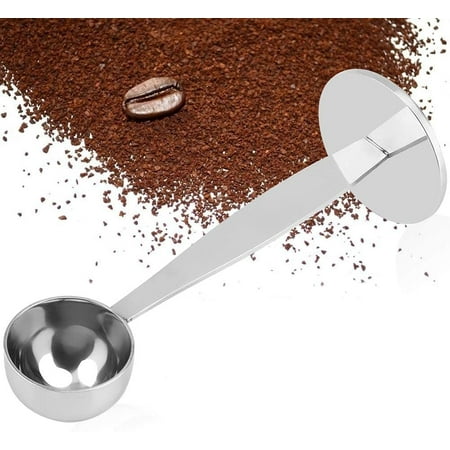 2 in 1 Stainless Steel Coffee Scoop Coffee Tamper Presser Espresso ...