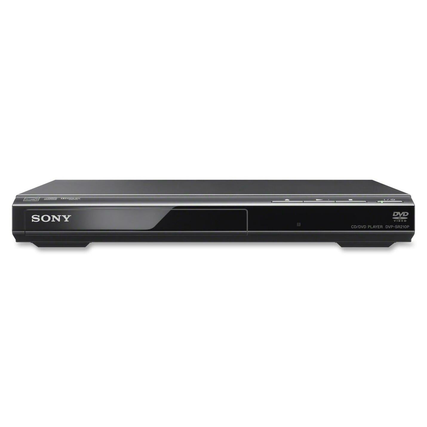Sony DVPSR210P Progressive Scan DVD Player, Black + 1 Year Extended ...