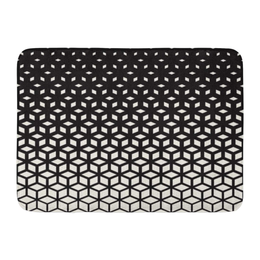 SIDONKU Geometric Abstract Sacred Geometry Black and White Grid ...