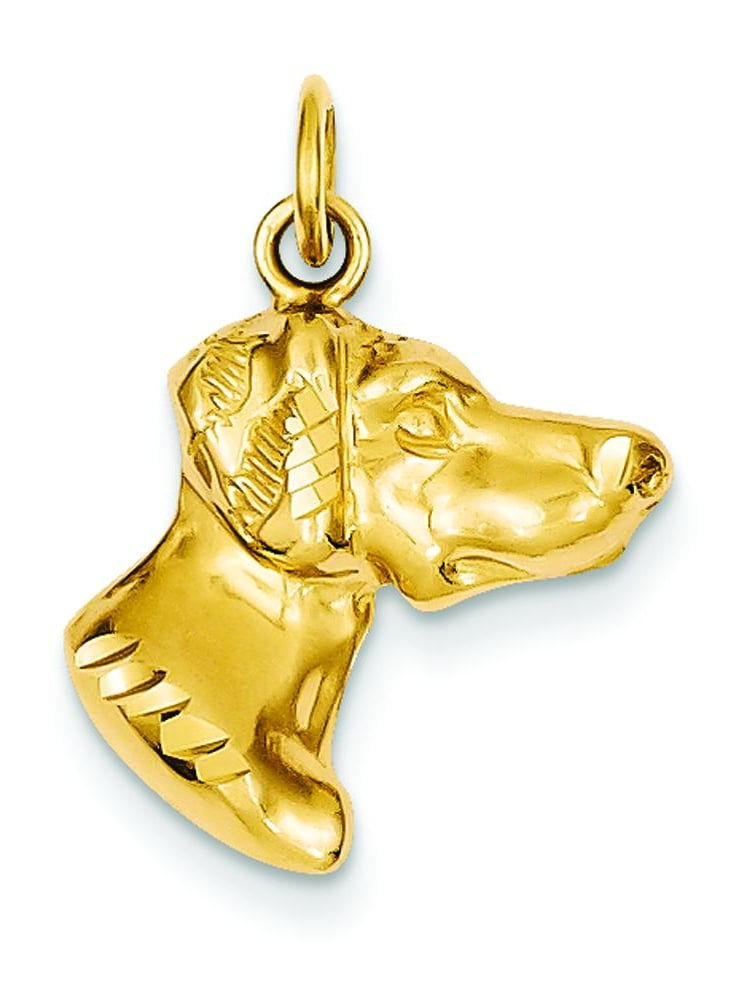 14K Gold Dog Charm Jewelry - Walmart.com