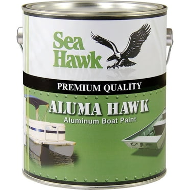 Sea Hawk Aluma Hawk Jon Boat Green Quart, Quick-Dry, High-Solids ...