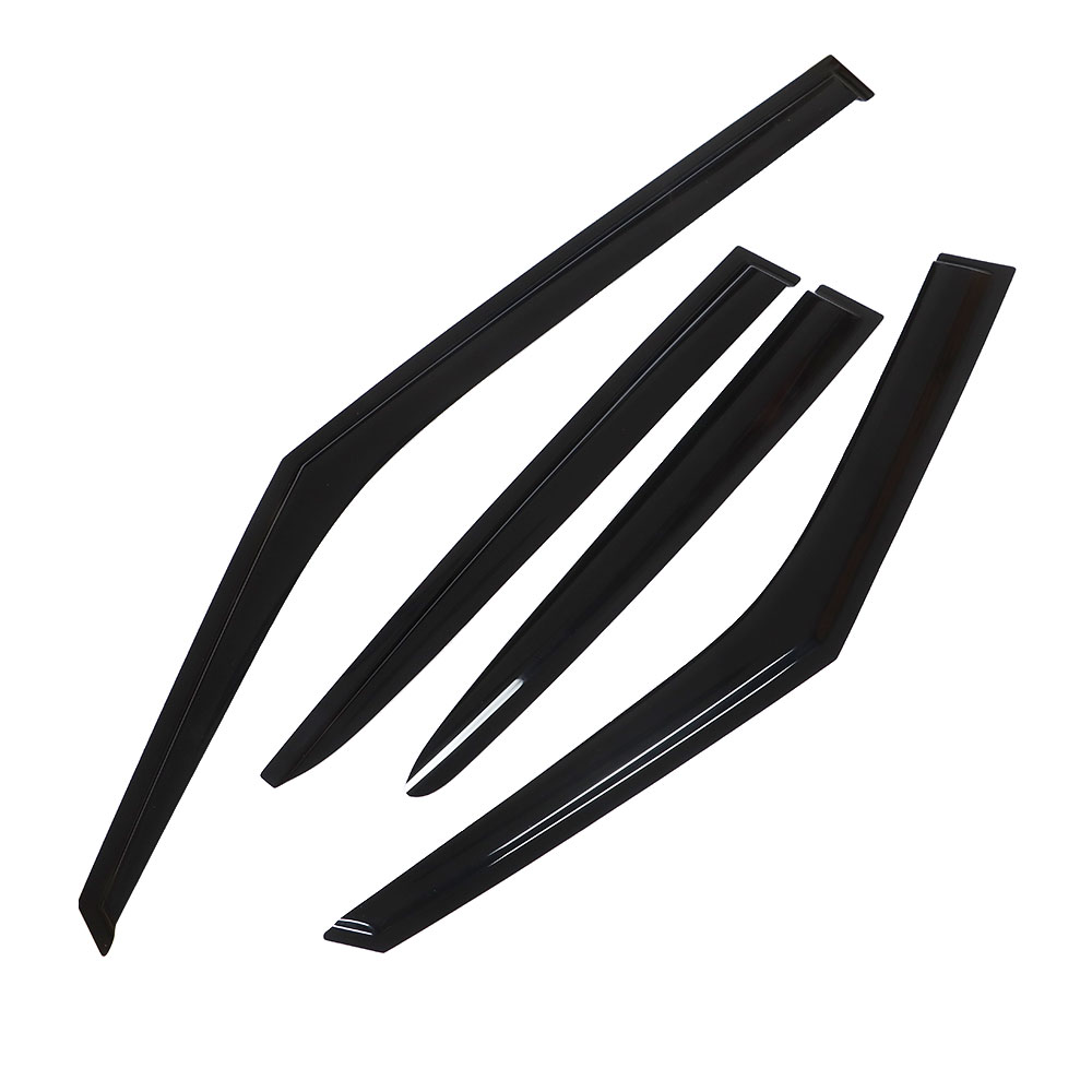 waltyotur Outside 4 Pieces Black Window Vent Visors Shade Sun Rain Wind ...