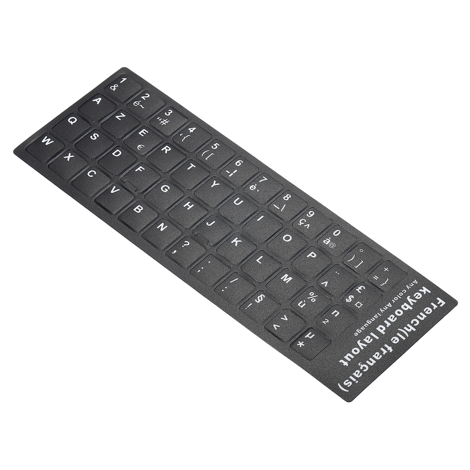 Uxcell French Keyboard Stickers Universal Keyboard Cover Frosted, Black ...