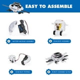 STEM Solar Robot Kit, 6-in-1 DIY Educational Science Toys for Kids ...