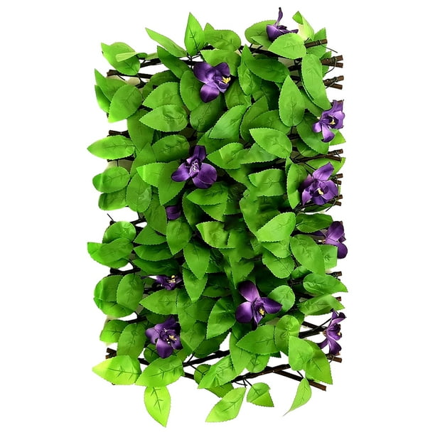 Baohd Artificial Expandable Fence Realistic Appearance Low Maintenance ...