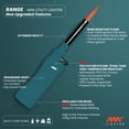 MK Mini Utility Lighter Refillable Butane, Wind-Resistant, Assorted ...