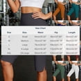 Ecqkame Women's Gym Bermuda Shorts Casual Side Split Elastic High Waist ...