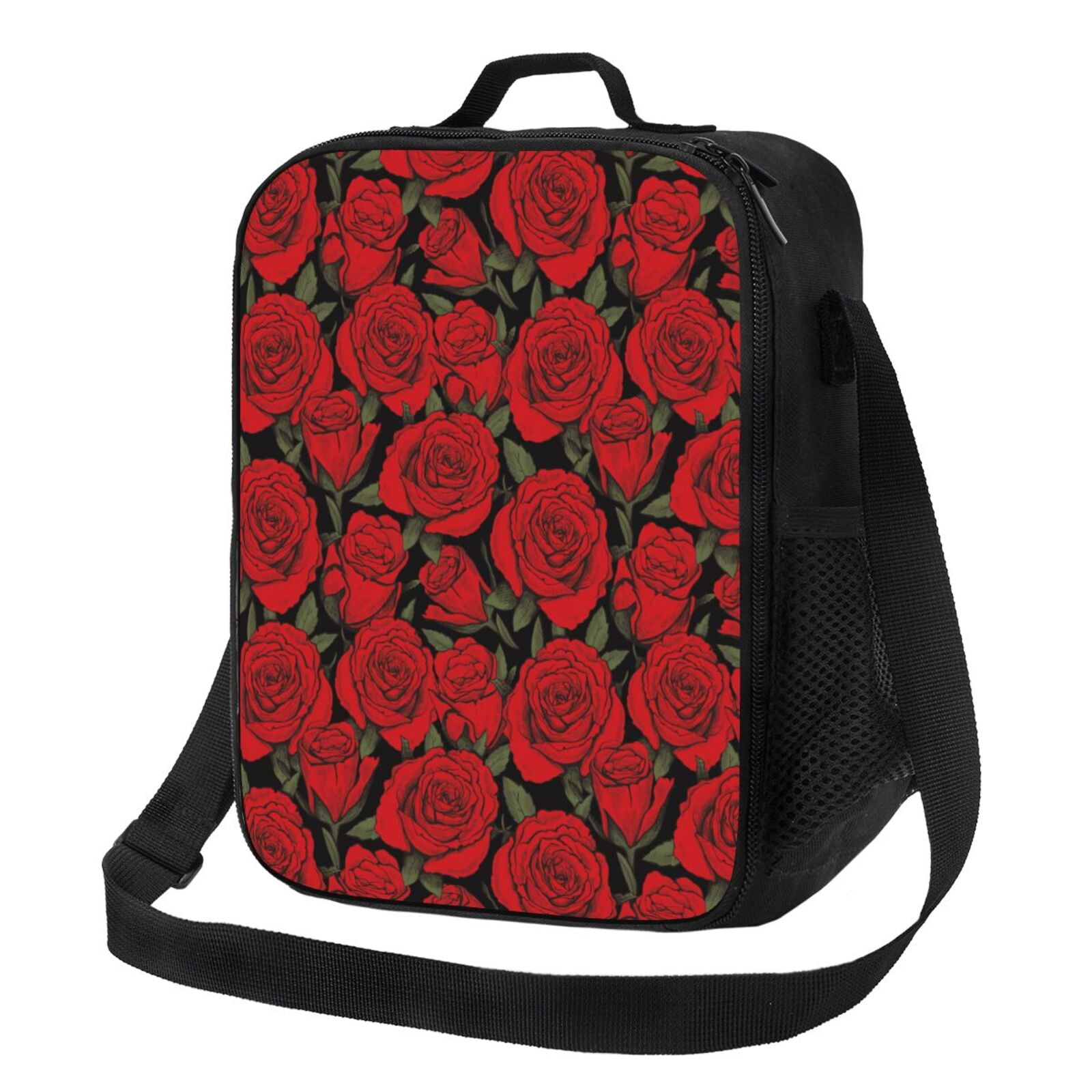 Click here for Naloa Rose Flowers Print Lunch Box Lunch Bag For M... prices