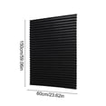 Window Blinds No Drill Cut to Size - Clip On Stick Adhesive Temporary ...
